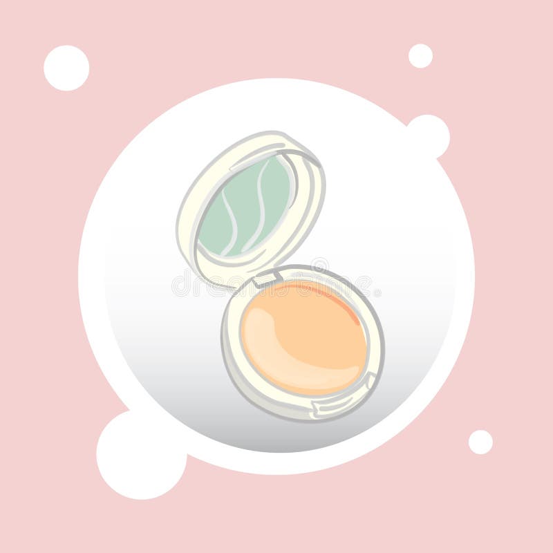 Facepowder. Vector Illustration Decorative Design Stock Vector ...