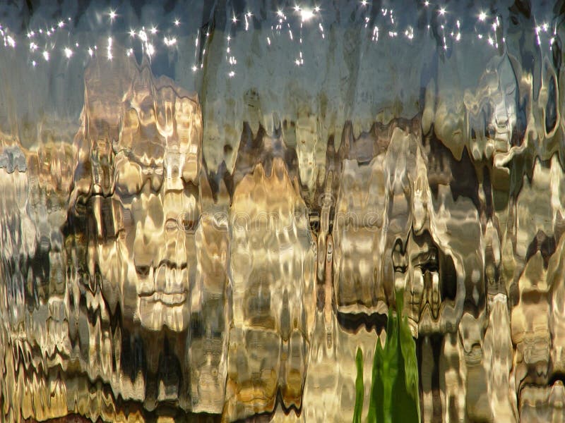 Faces behind water stock image. Image of flowing, sculptured - 5089