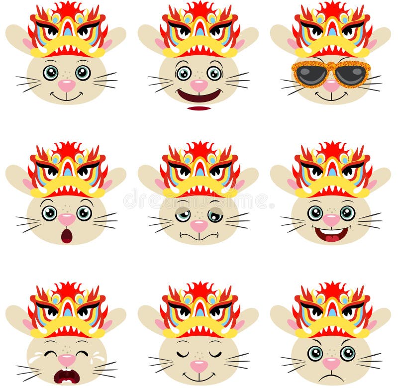 Rabbit Faces Expressions Stock Illustrations – 77 Rabbit Faces ...