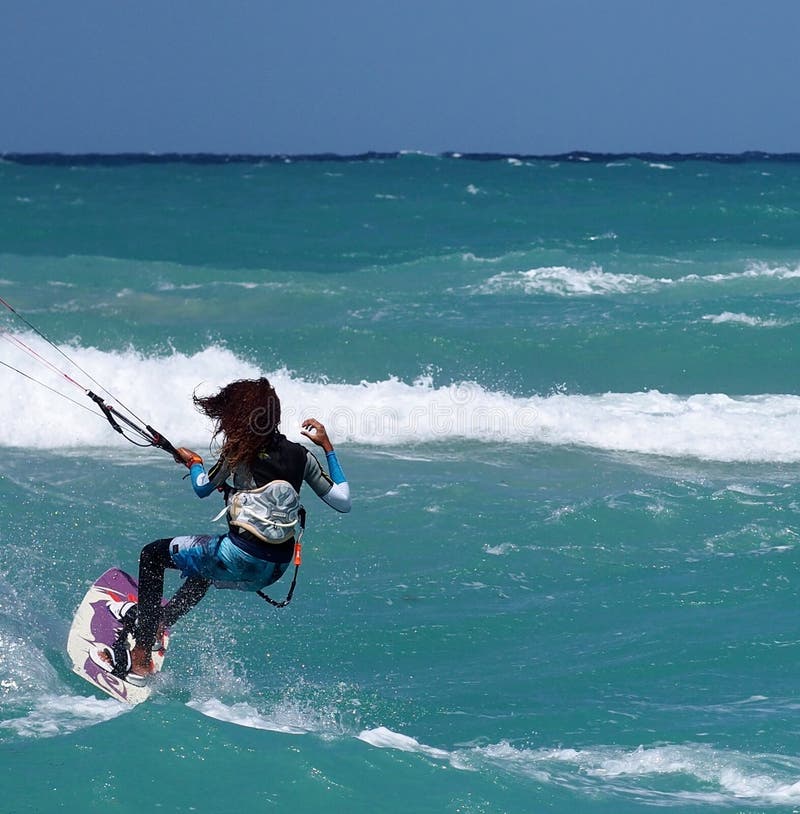 Faces of Cuba Windsurfe at Playa Del Este Editorial Stock Photo - Image ...