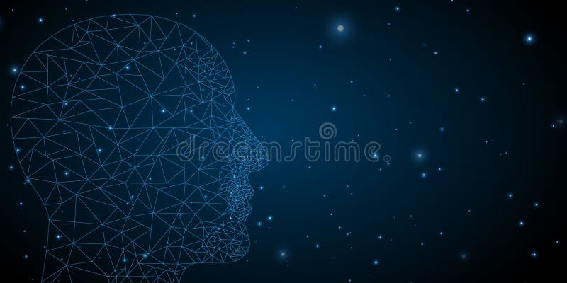 Faces of Glowing Blue Particles, Consciousness, Technology, Stock ... Faces of Glowing Blue Particles, Consciousness, Technology, Stock ...
