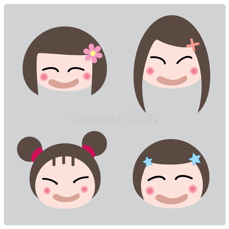 Girl Cheeky Smile Stock Illustrations – 83 Girl Cheeky Smile Stock ...