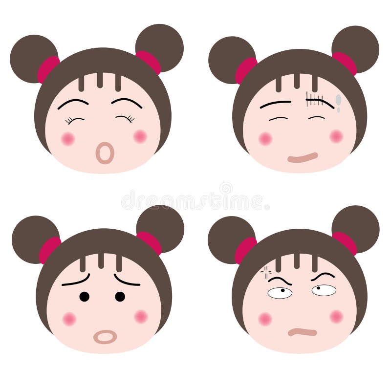 Girl Cheeky Smile Stock Illustrations – 83 Girl Cheeky Smile Stock ...