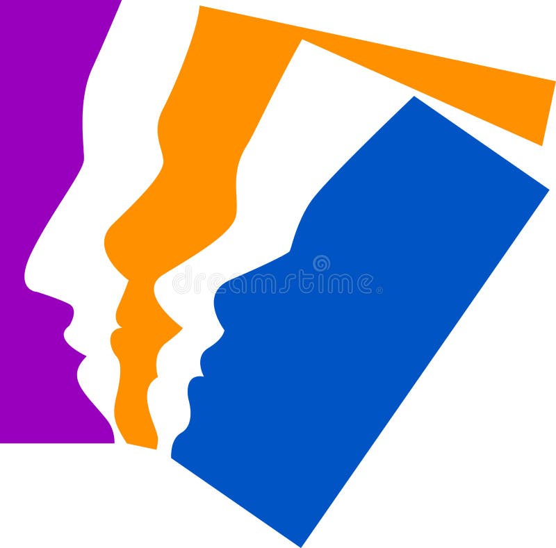 Faces logo stock vector. Illustration of faces, advertising - 27011216