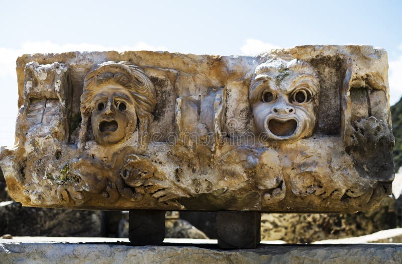 Faces Lycians stock photo. Image of travel, antiquities - 31770562