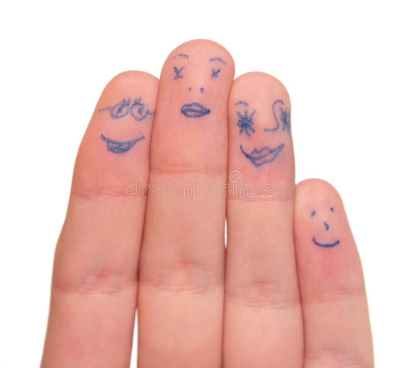 Finger people in love stock image. Image of finger, drawing - 26948961