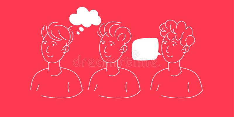 Dialogue Types Flat Infographics Stock Vector - Illustration of ...