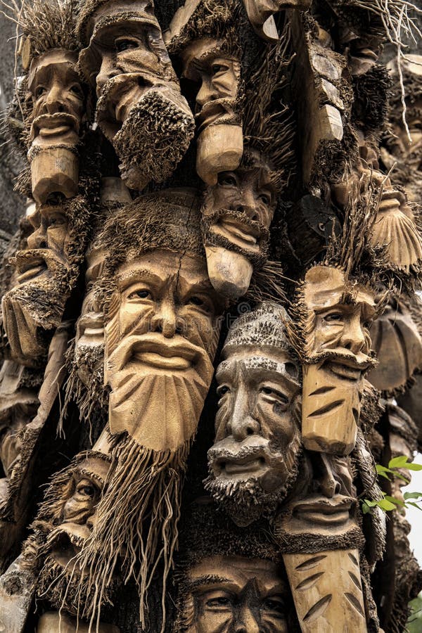 Faces stock photo. Image of bamboo, enchanted, grass - 151943004