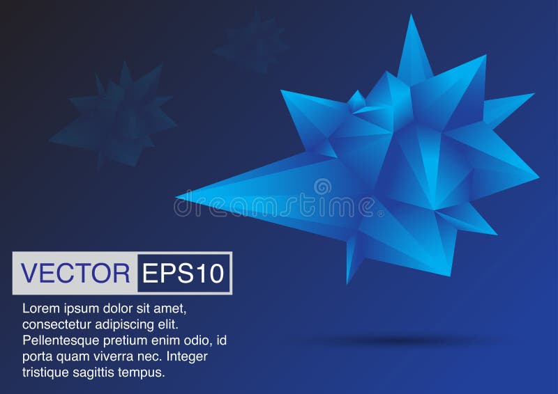 Facet background vector stock vector. Illustration of dimensional ...