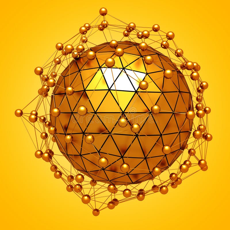 Sphere Structure stock illustration. Illustration of reflective - 7905764