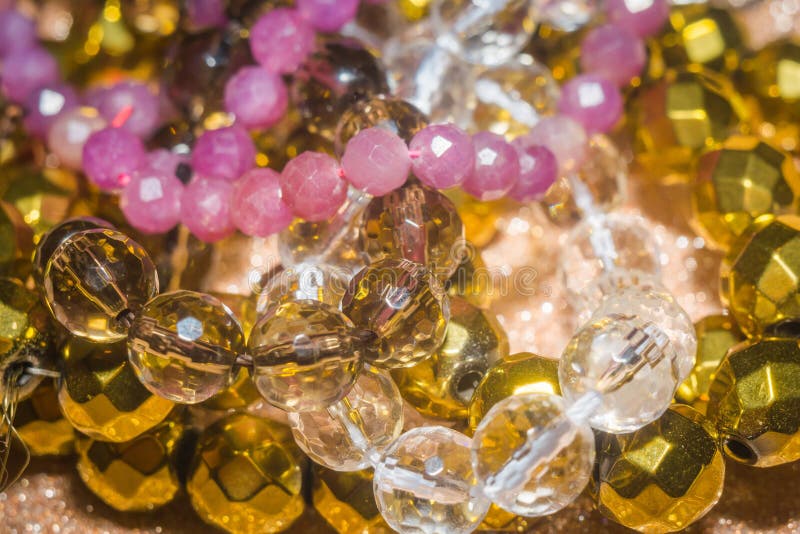 Faceted bead stones stock photo. Image of shine, beautiful - 150718856