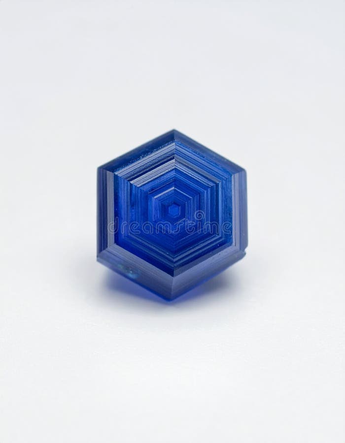 Formed Deep Blue Hexagonal Crystal Stock Illustrations – 19 Formed Deep ...