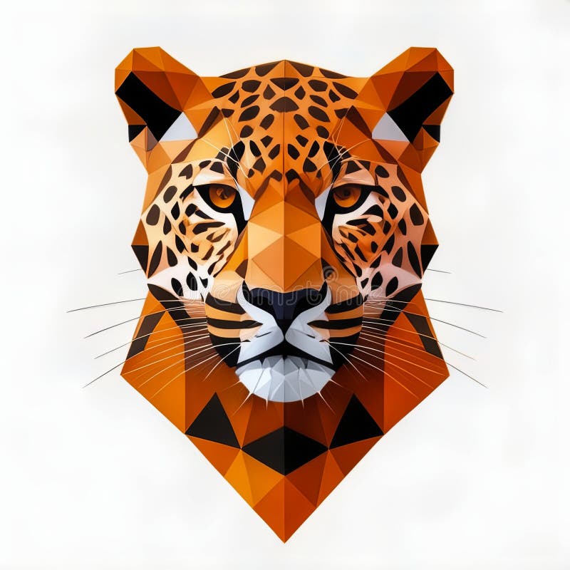 Faceted Leopard Stock Illustrations – 18 Faceted Leopard Stock ...