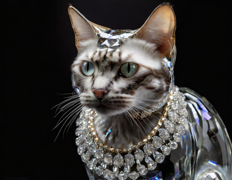 Transparent Blown Glass Cat Stock Illustrations – 4 Transparent Blown ...