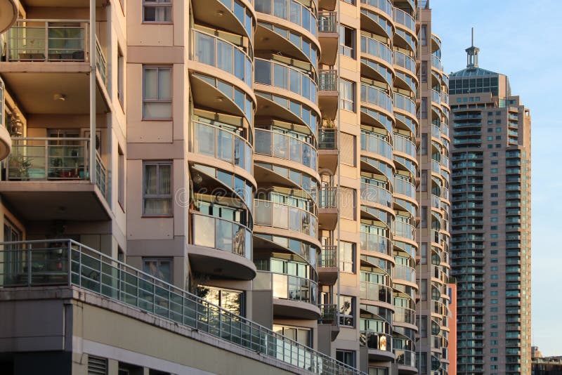 Fachada De Los Edificios Habitacionales En Sydney Australia Foto de archivo editorial - Imagen ...