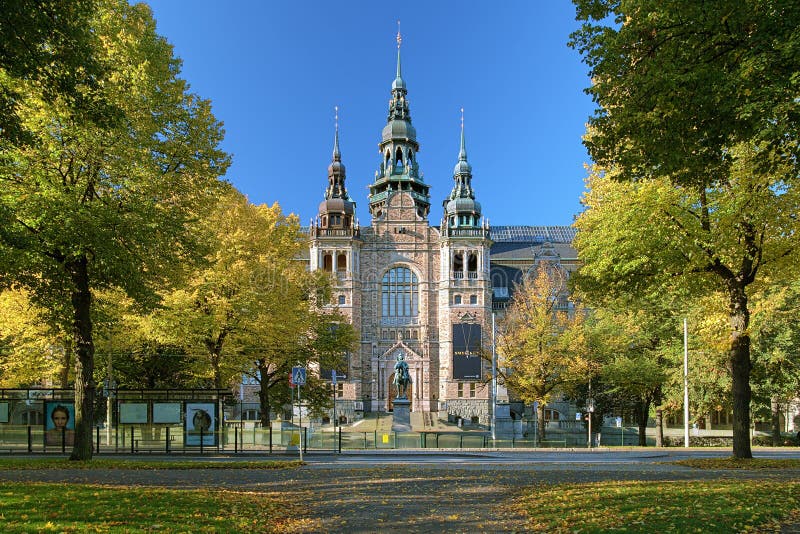 Fachada Del Edificio Nórdico Del Museo En Estocolmo, Suecia Foto de ...