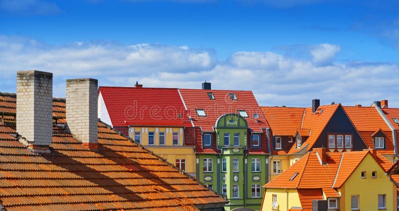 Fachadas Do Centro De Nordhausen No Thuringia De Harz Foto de Stock ...