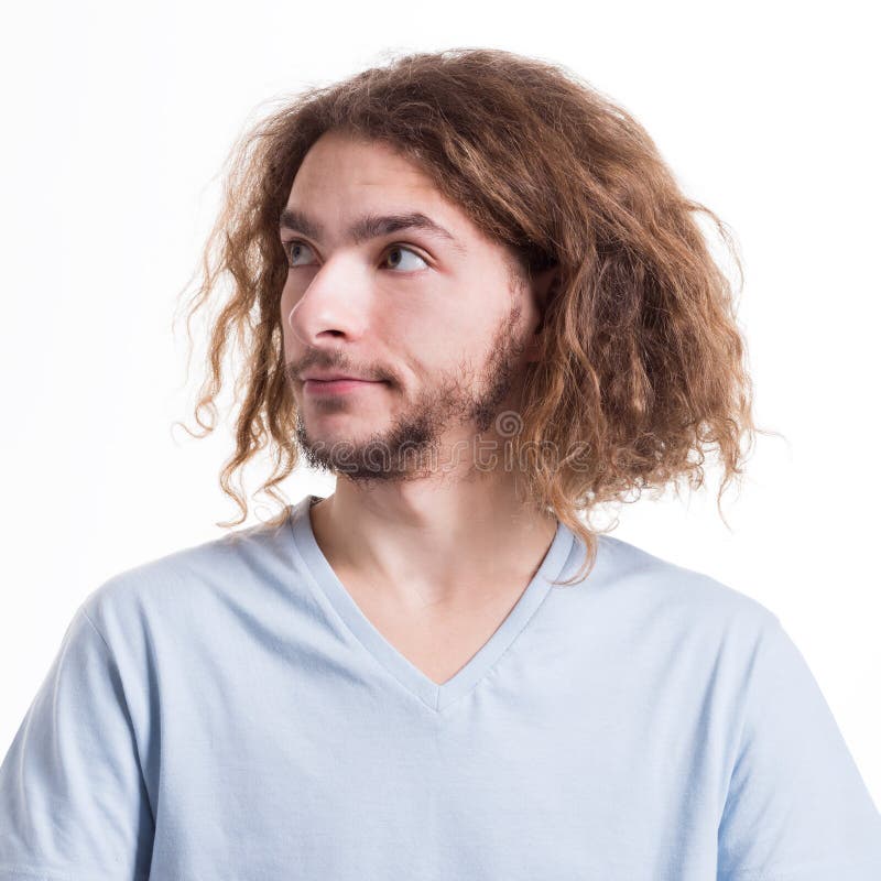 Facial Expression, Doubtful Man Grimacing, Cutout Stock Photo - Image ...