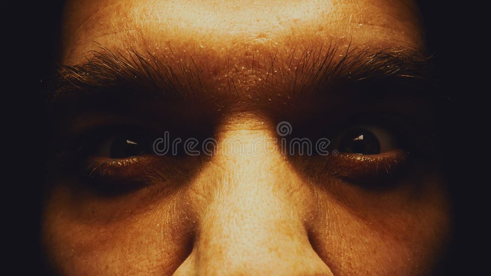 Facial Expression of Hate stock photo. Image of eyes - 67788996