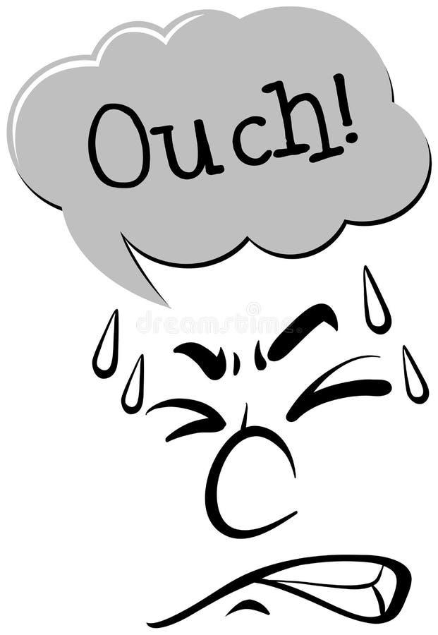 Ouch Stock Illustrations – 861 Ouch Stock Illustrations, Vectors ...