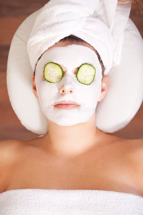 Facial mask stock photo. Image of eyes, glamour, pampering - 17295416