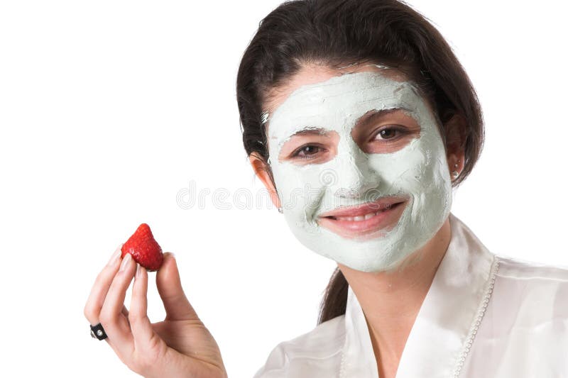 Facial mask stock image. Image of feminine, women, isolated - 2438591