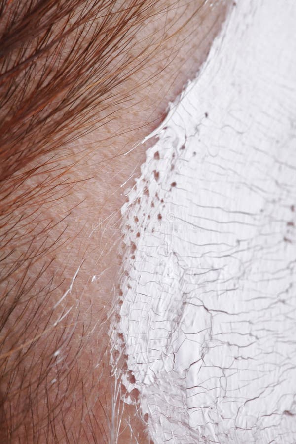 Facial Mask - Part of Face. Background Texture Stock Photo - Image of ...