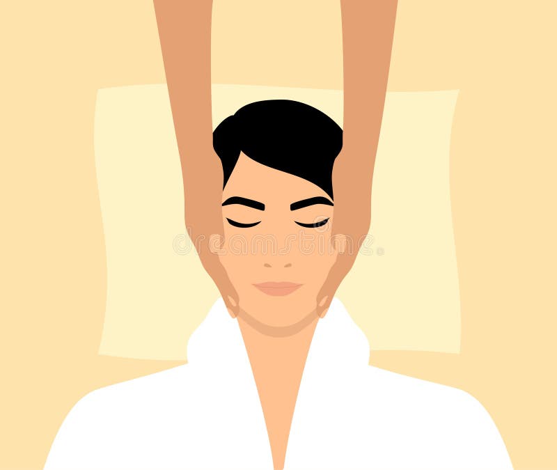 Beautician Massages Stock Illustrations 3 Beautician Massages Stock