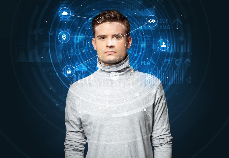 Facial Recognition Biometric Technology Stock Photo - Image of identity ... Facial Recognition Biometric Technology Stock Photo - Image of identity ...