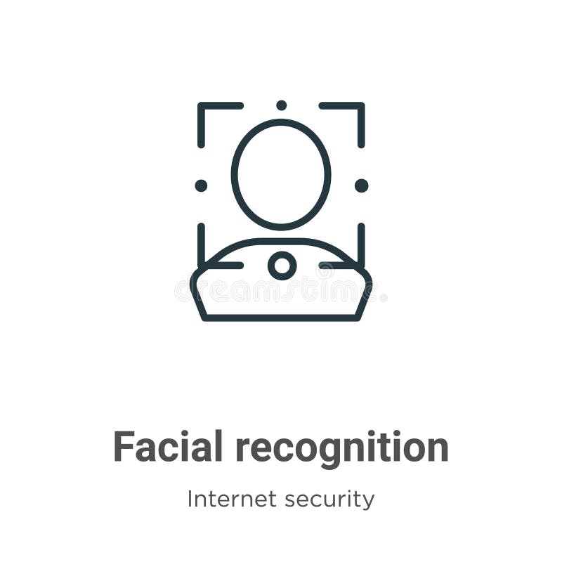 Recognition Outline Vector Icon. Thin Line Black Recognition Icon, Flat ...