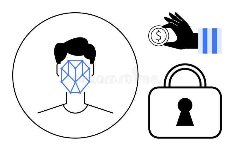 Facial Recognition, Security Lock, and Payment with Hand Elements ...