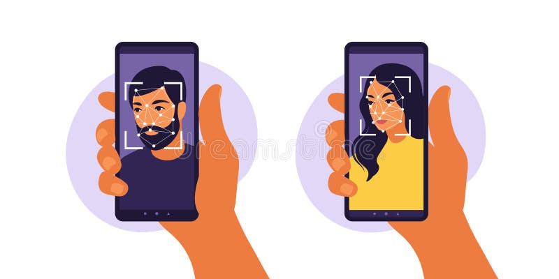 Facial Recognition System Concept. Face ID, Face Recognition System ... Facial Recognition System Concept. Face ID, Face Recognition System ...