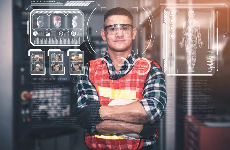 Facial Recognition Technology for Industry Worker To Access Machine ...