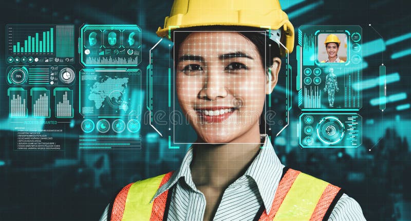 Facial Recognition Technology for Industry Worker To Access Machine ...