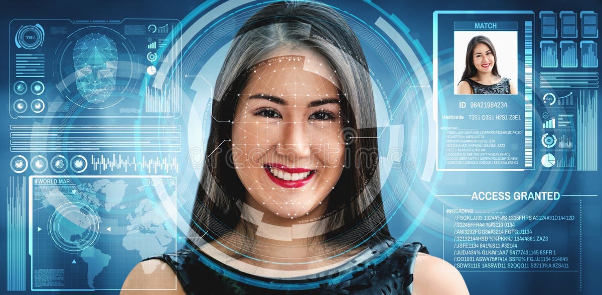 341 Robot Facial Biometric Identification Stock Photos - Free & Royalty ...