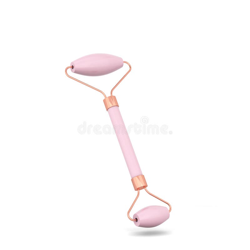Facial roller stock illustration. Illustration of lifting - 217611309