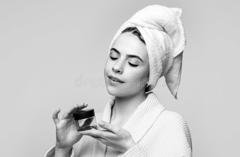 Facial Treatment Beautiful Young Woman With Clean Fresh Skin Girl