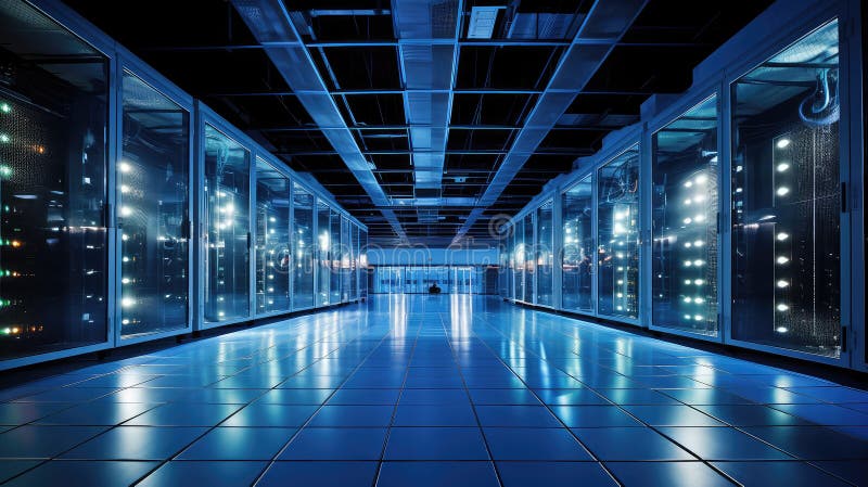 Facility Cloud Migration Technology Stock Illustration - Illustration ...