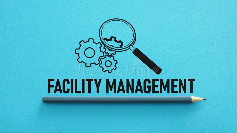 Facility Management is Shown Using the Text Stock Image - Image of ...
