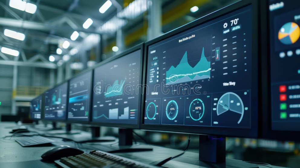 A Facility Management Software Interface Showing Stock Illustration ...