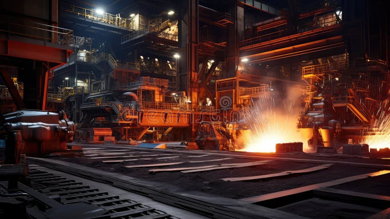 Facility mining silver stock illustration. Illustration of extraction ...