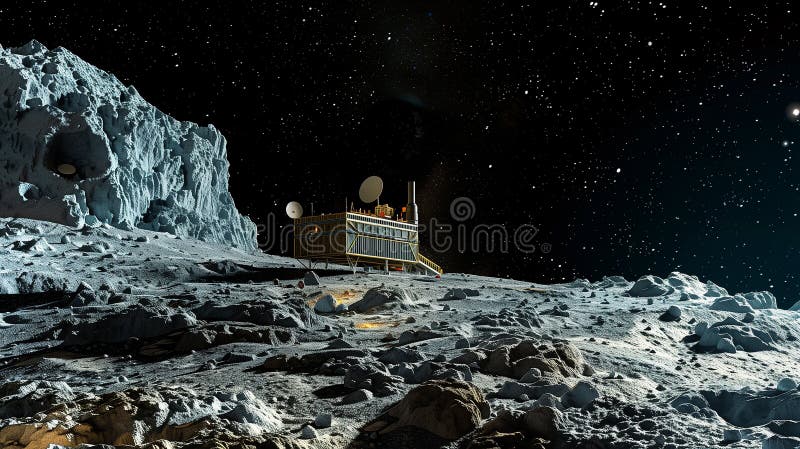 Facility Operates on Asteroid Surface To Extract Regolith for ...