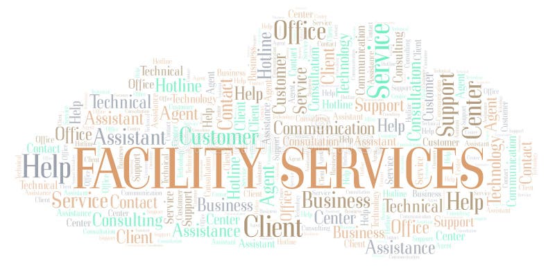 Facility Services Word Cloud. Stock Illustration - Illustration of ...
