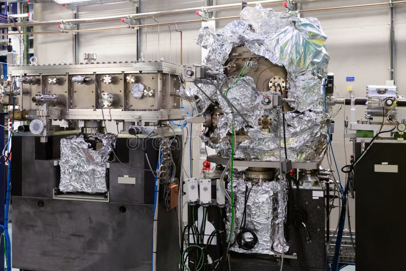 Facility of Synchrotron and Experimental Stations Stock Image - Image ...