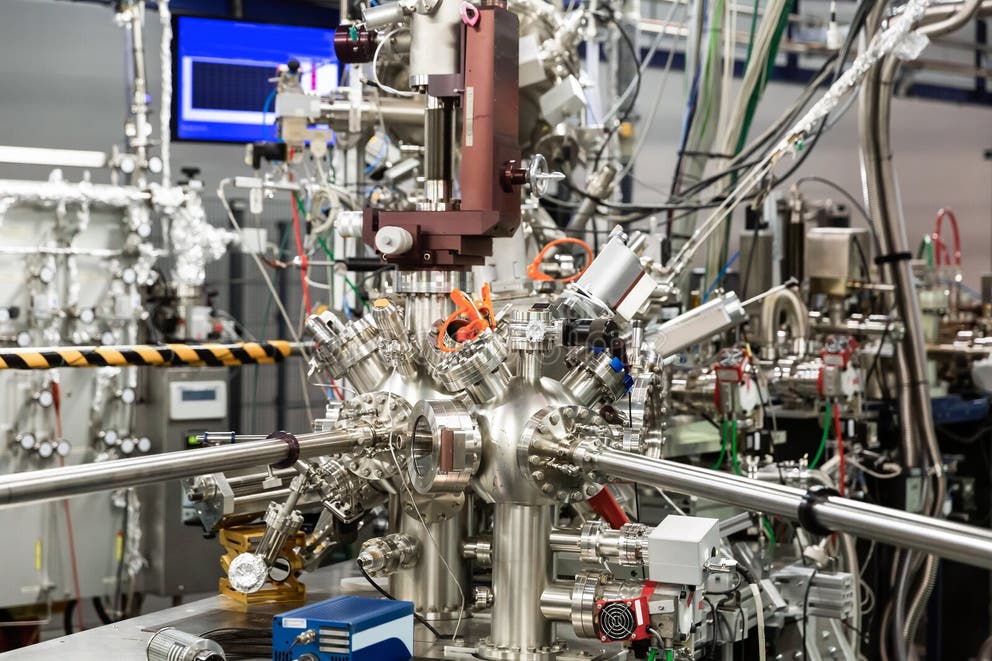 Facility of Synchrotron and Experimental Stations Stock Image - Image ...