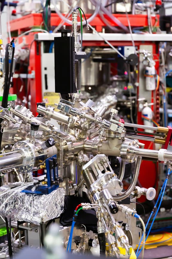 Facility of Synchrotron and Experimental Stations Stock Photo - Image ...