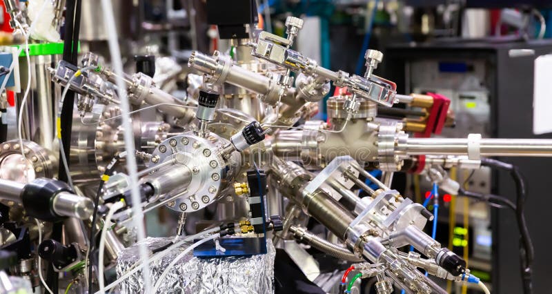 Experimental Stations in Scientific Research Center Stock Image - Image ...