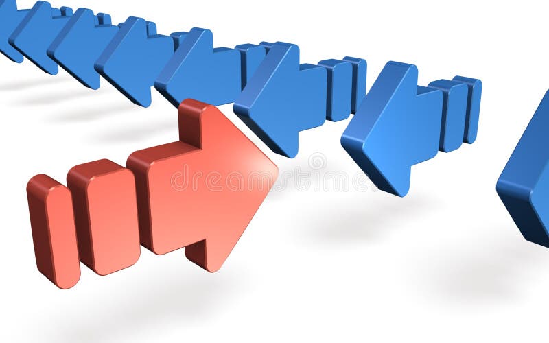 Opposing Arrows Stock Illustrations – 142 Opposing Arrows Stock ...