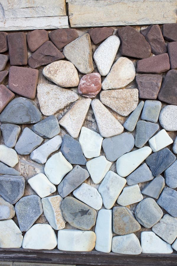 Facing Brick Travertine Marble Flower Stock Photo - Image of brown ...