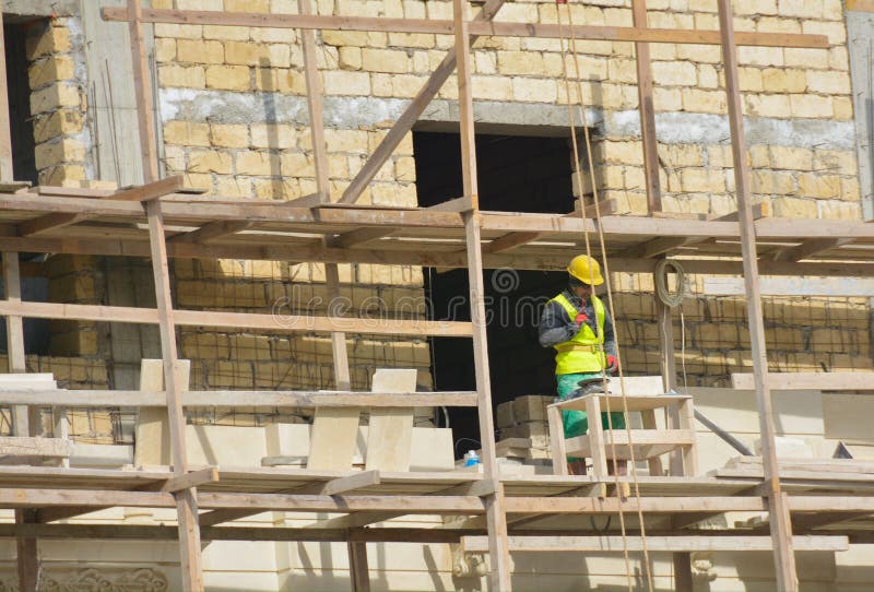 Facing of Facade of the Building Editorial Image - Image of house ...